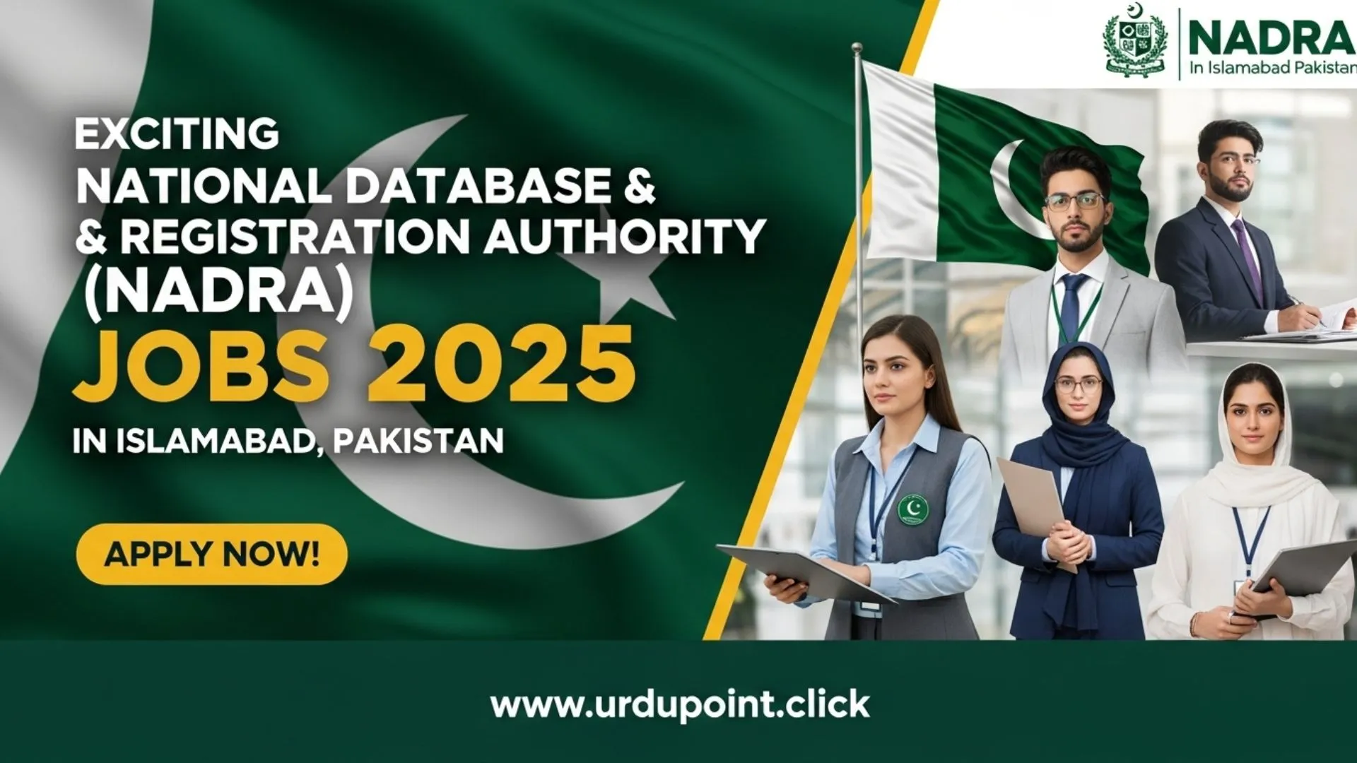 Exciting NADRA Jobs 2025 in Islamabad – Apply Now! - Urdu Point